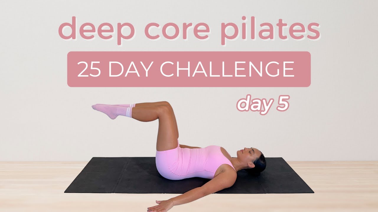 15 MIN Pilates | 25-Day Challenge | DAY 5 (Deep Core & Ab Workout, No ...