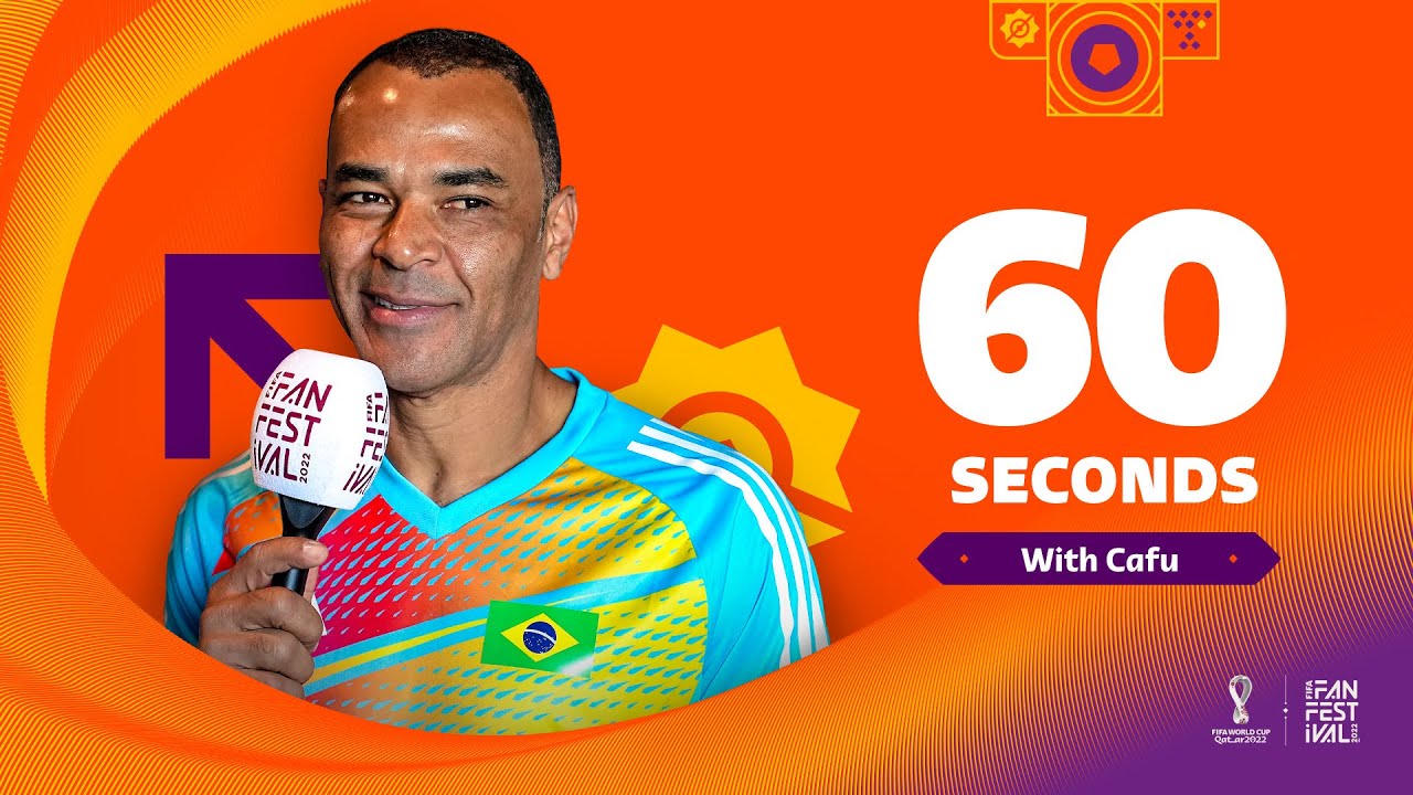 60 seconds with Cafu at the FIFA Fan Festival™ - YouTube