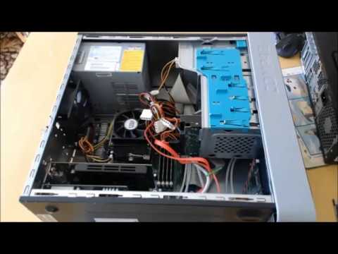 2005 Compaq desktop pc refurbishment part 2! - YouTube