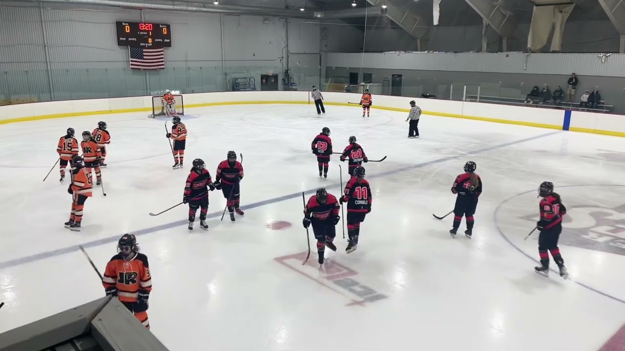 2022-09-24 NJ Rockets vs Jr Flyers, U19 Gorls Hockey, AGHF Showcase ...