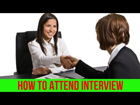 How to attend an interview # some tips before attending an interview ...