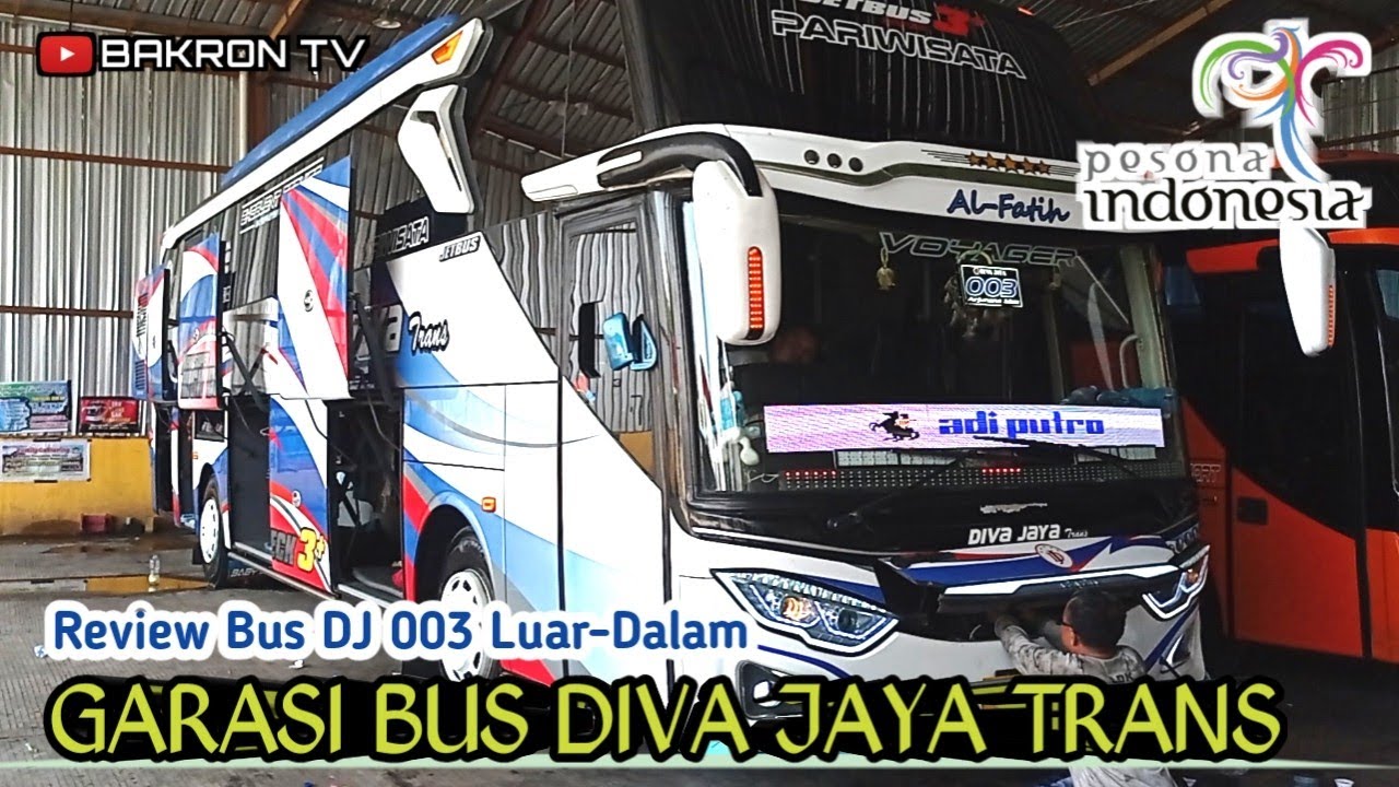 Review Bus DJ 003, Diva Jaya Trans. Bakalrejo Guntur Demak - YouTube