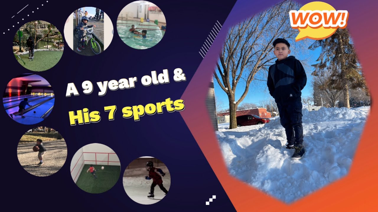 9 year old Alex and his 7 sports | Grabe sports minded kid talaga siya ...