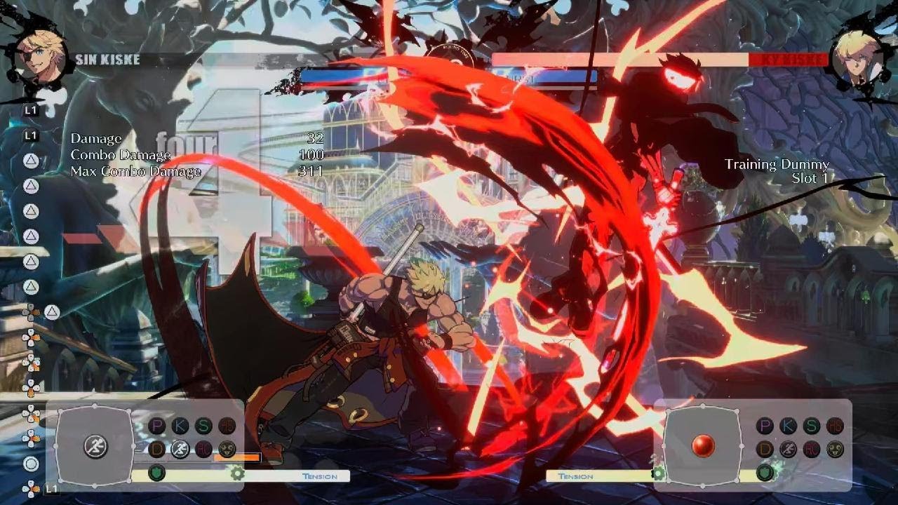 GGST sin dp combo showcase - YouTube