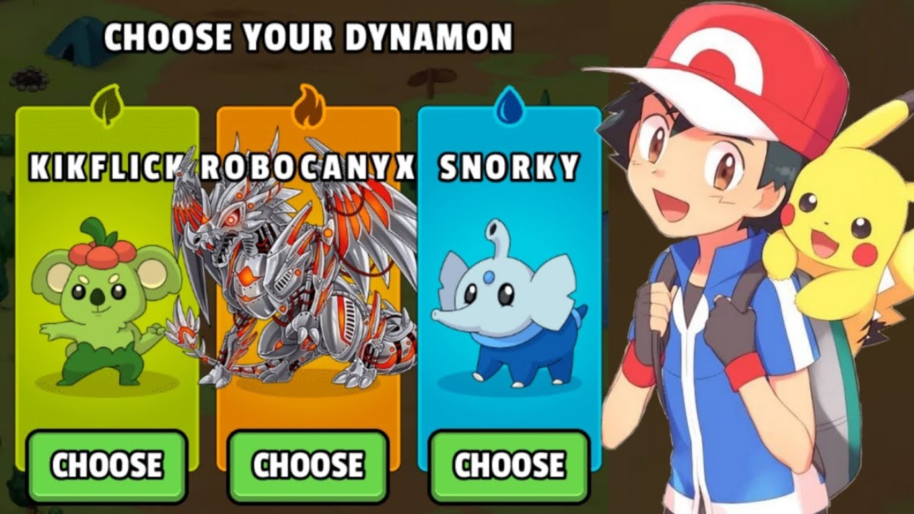 Dynamons World Change Into legendary dynamons Pokemon Game | Two Side ...
