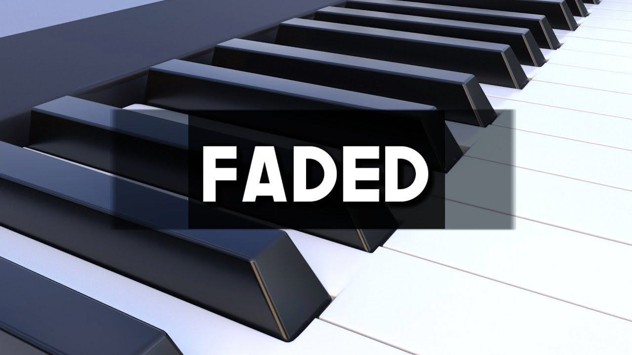 Faded keyboard/piano tutorial_Easy and fast_Titans club - YouTube