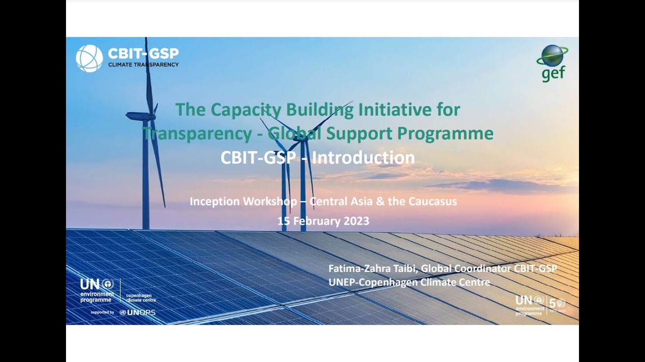 Initiating CBIT-GSP in Central Asia & the Caucasus [ENG] - YouTube