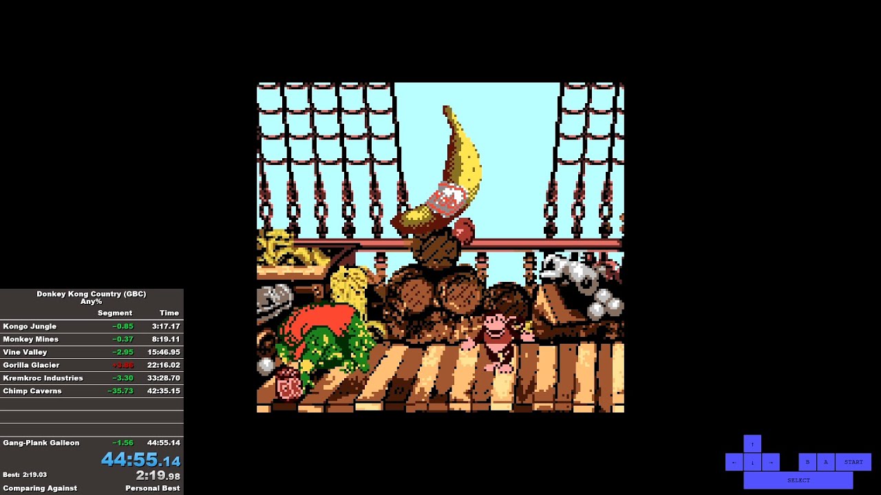 Donkey Kong Country (GBC) in 44:55 [FWR] - YouTube