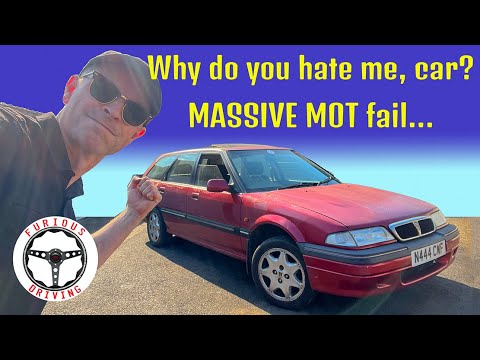 Rover 420 Tourer hilariously bad MOT fail... - YouTube