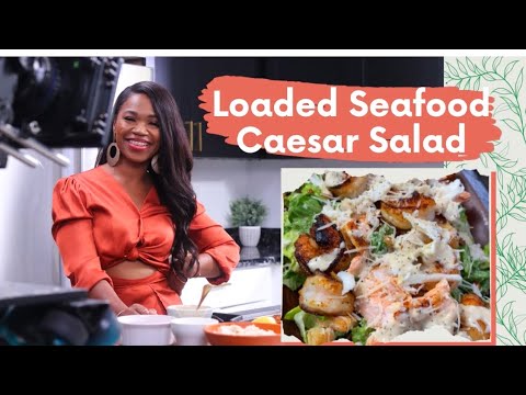HOW TO MAKE LOADED SEAFOOD CAESAR SALAD| JUKE JOINT SUMMER SERIES ...