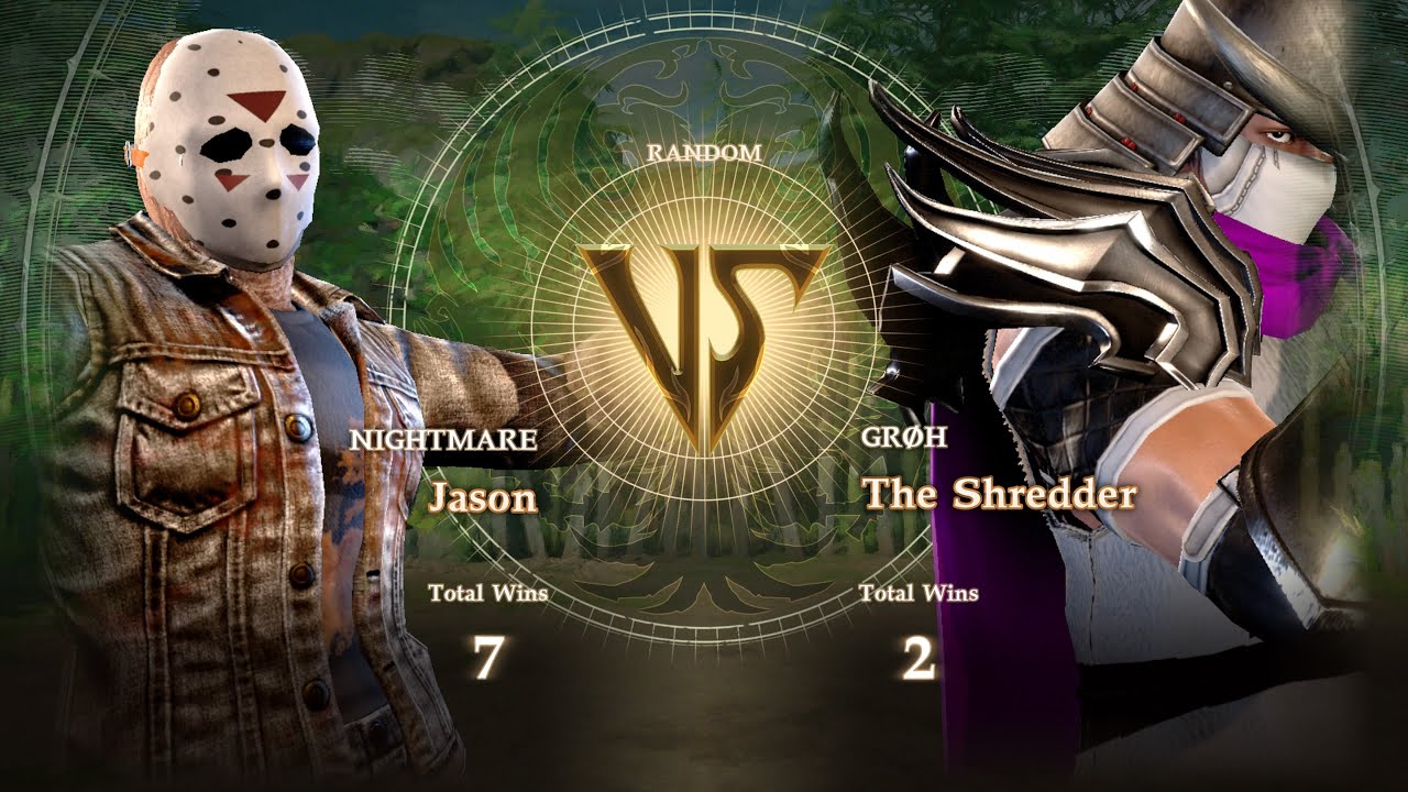 Soul Calibur 6 | Jason Voorhees (Friday The 13th) VS Shredder (Teenage ...