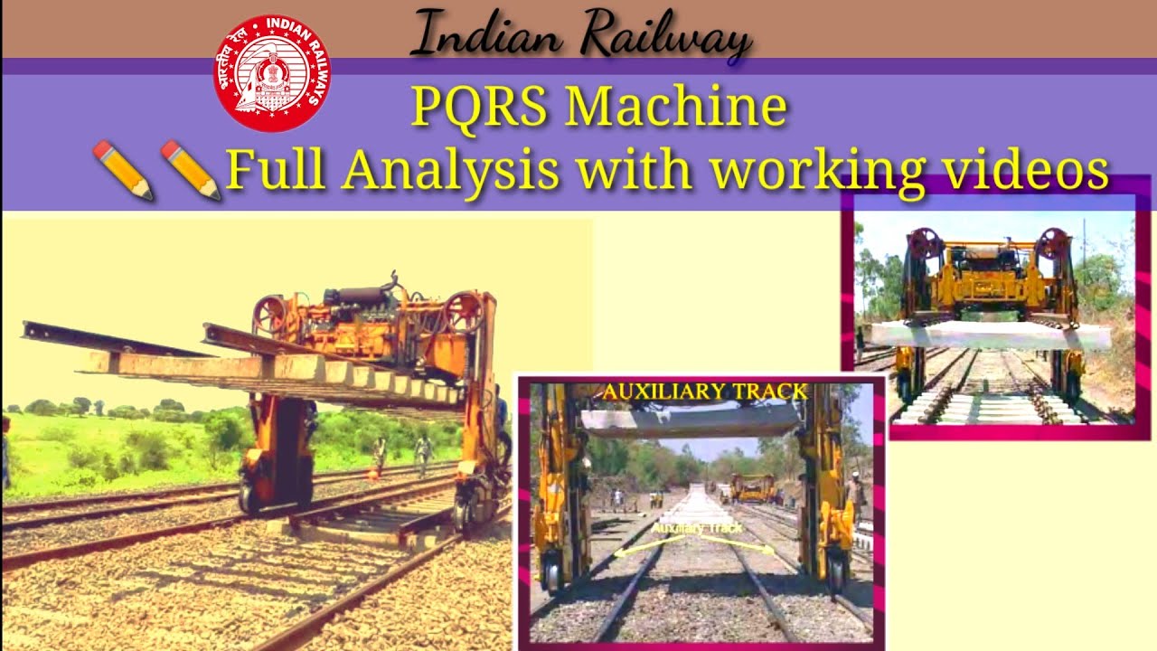 PQRS machine | Plasser quick relaying system | TTR | CTR | Railway pqrs ...