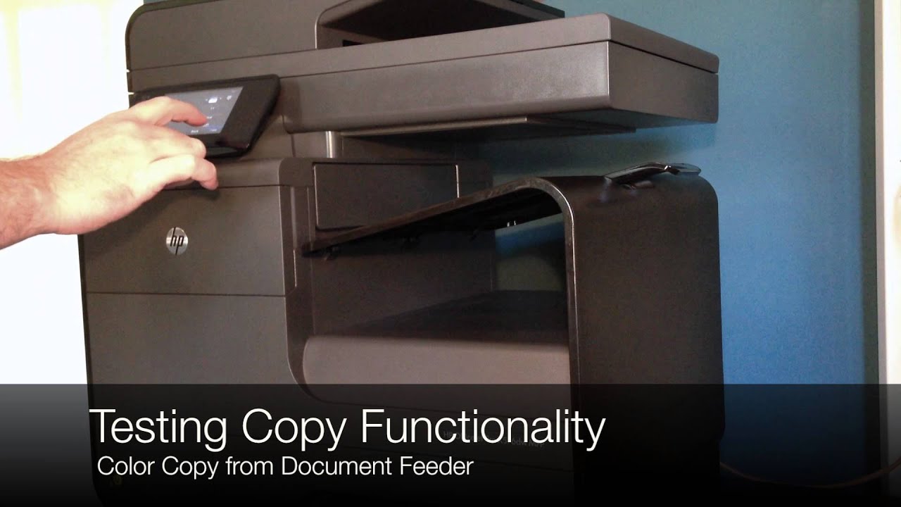 HP OfficeJet Pro X: Printing Speed - YouTube
