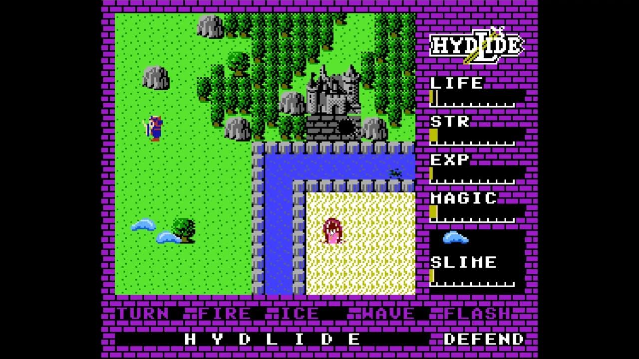Game of the day 4111 Hydlide (ハイドライド) T&E Soft. 1989 - YouTube
