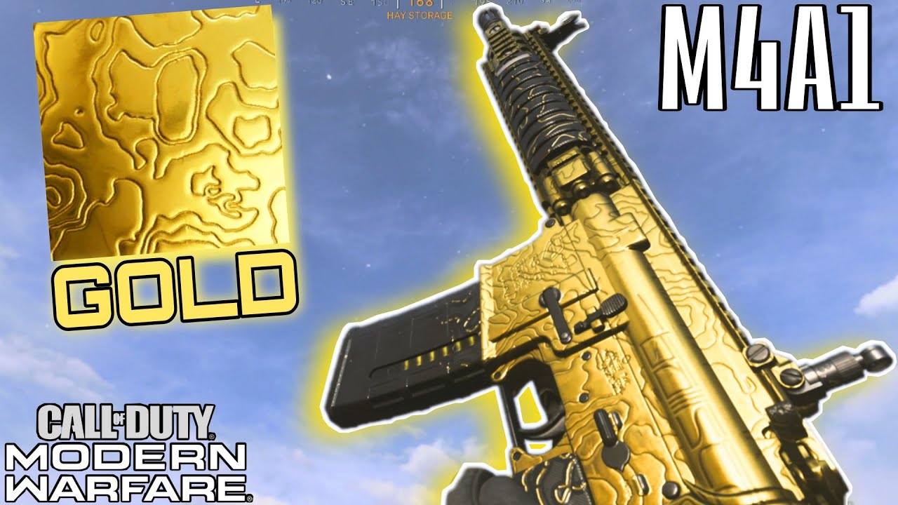 M4a1 Mw3 Gold