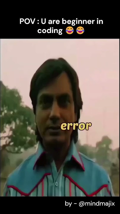 Beginner Coder's Nightmare 😅 #developermemes #codingmemes #funny #comedy #Programmingmemes - YouTube