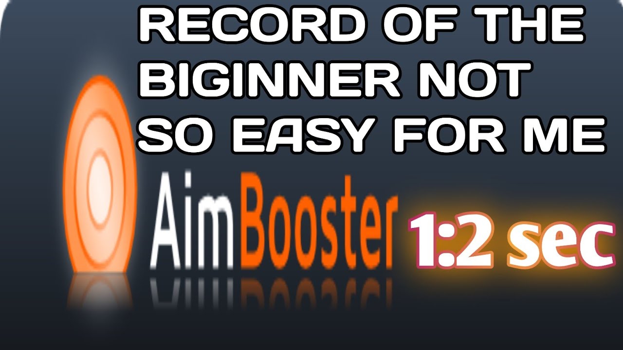 IT'S MY FIRST AIMBOOSTER NEW RECORD | IMPROVING MY AIM FOR GAMES BY AIM ...