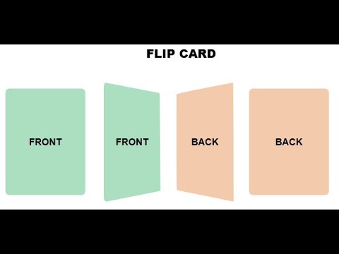 3D Flip Card Effect On Hover Using Only HTML & CSS - YouTube