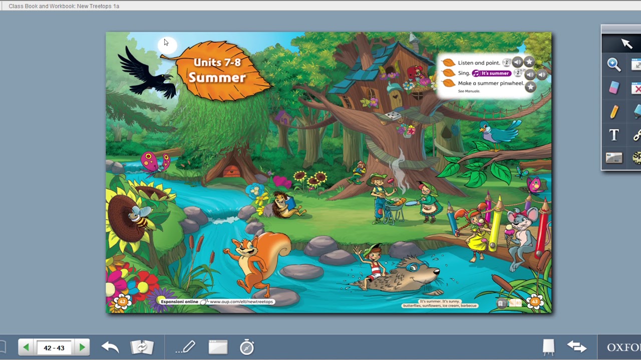 New Treetops 1a Unit 7 8 Summer - YouTube