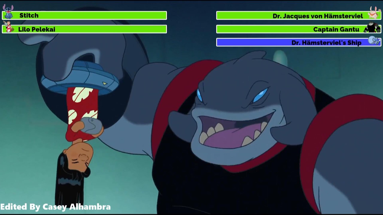 Stitch! The Movie (2003) Final Battle with healthbars 1/2 - YouTube
