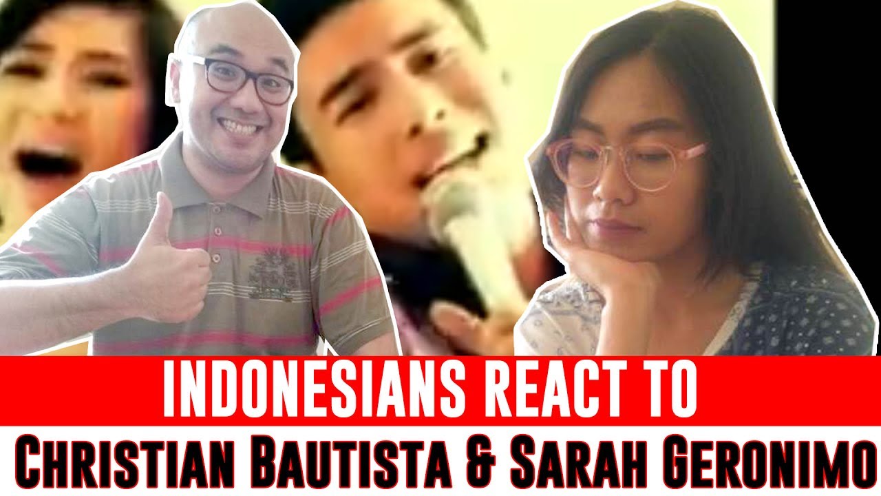 Indonesians React To Christian Bautista & Sarah Geronimo - Please Be ...