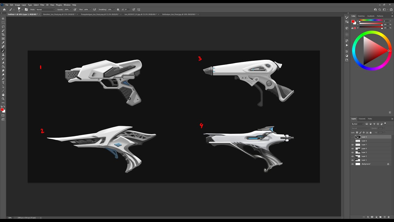 Organic Weapon Design Tutorial - Feedback Session 2 - Gino Fei - YouTube