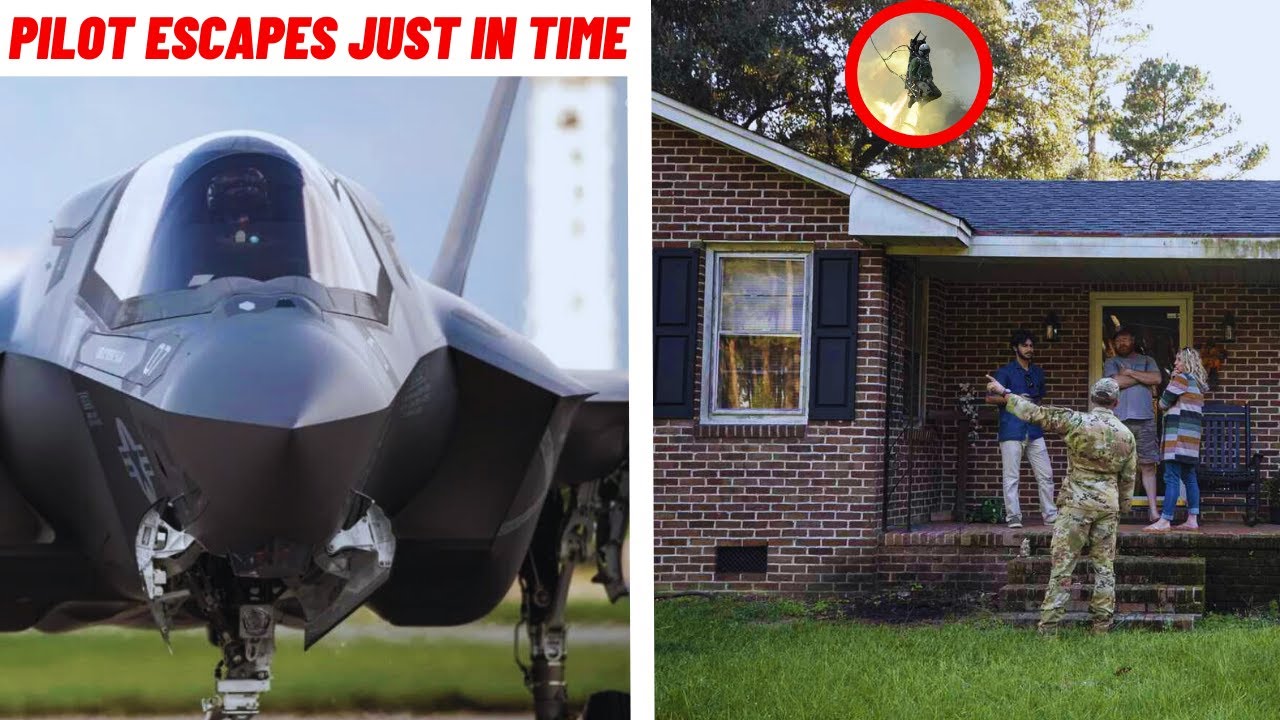 F-35 Stealth Fighter Pilot Lands in Suburban Backyard and Jet Goes ...
