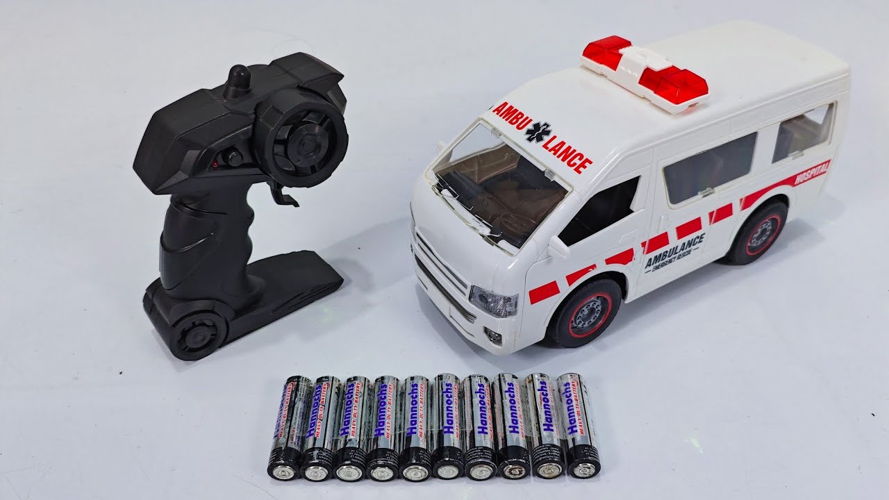 Unboxing RC Ambulance, Autobots Police Car, Gear Train and Electtic Car ...