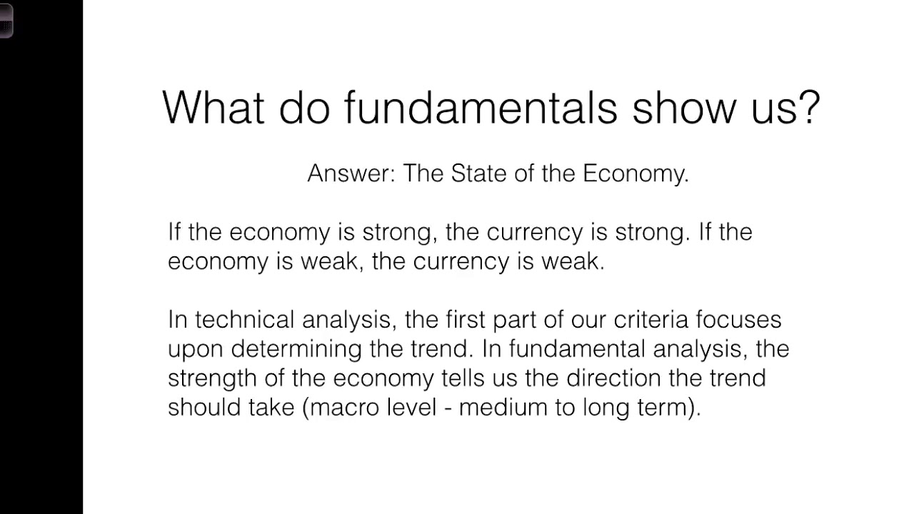 Understanding Fundamentals Part One - YouTube