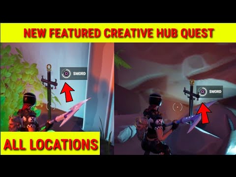 How to Find all 5 Swords in Fortnite Creative Hub - Fortnite New ...