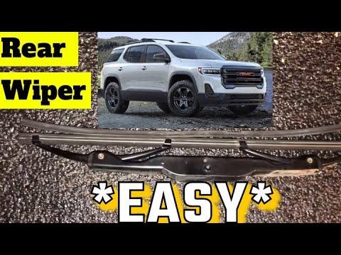 GMC Acadia Rear Wiper *EASY* Removal (2017, 2018, 2019, 2020, 2021 ...