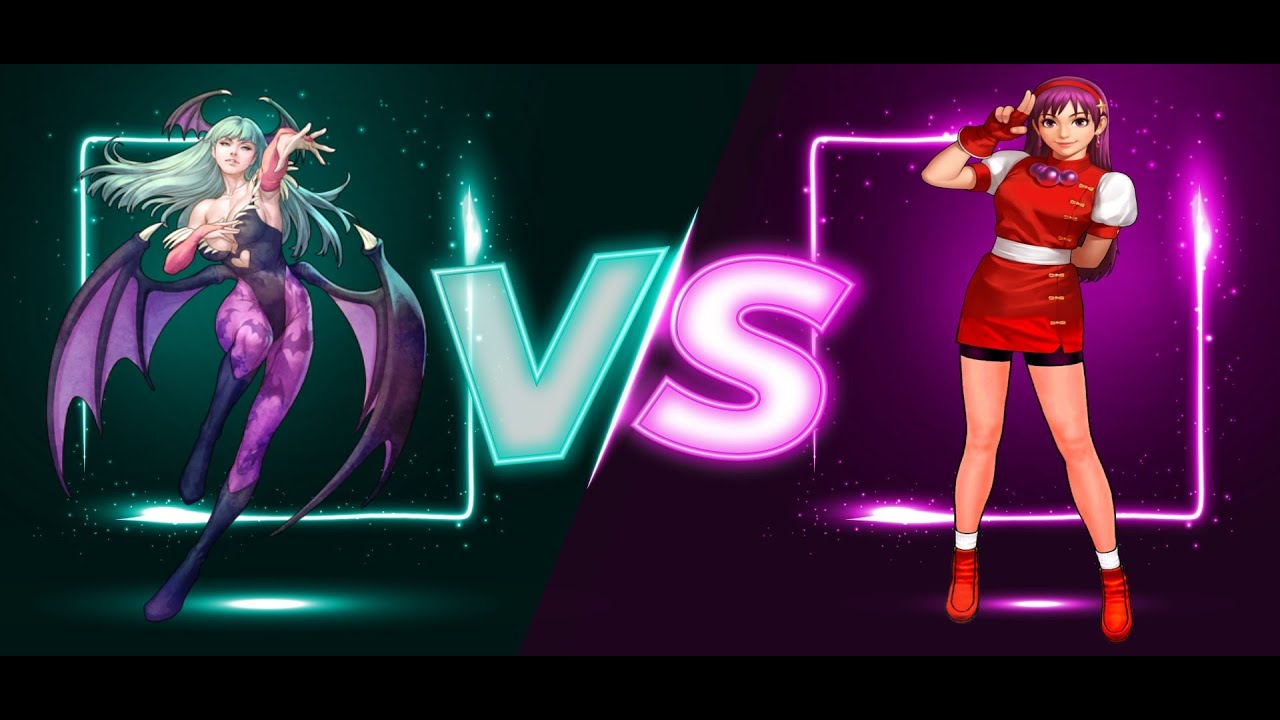 Morrigan Aensland vs Athena Asamiya ~ Capcom vs SNK - YouTube