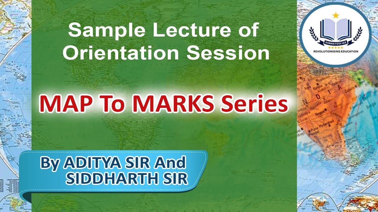 SAMPLE LECTURE MAP TO MARKS SERIES |Boost your 12-14 Marks in Prelims ...