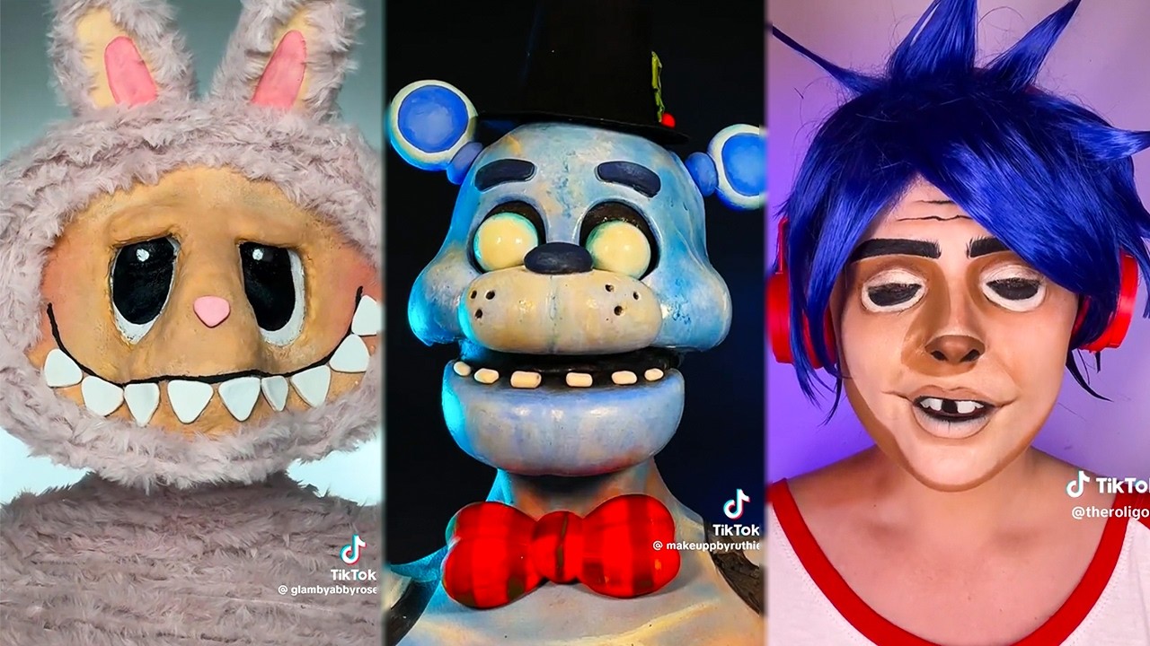 SFX Makeup Ideas: Fnaf, Labubu, Gorillaz - YouTube