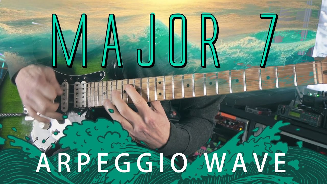 Wild Major 7 arpeggio wave – Guitar Lesson – Animated Licks of Mika ...