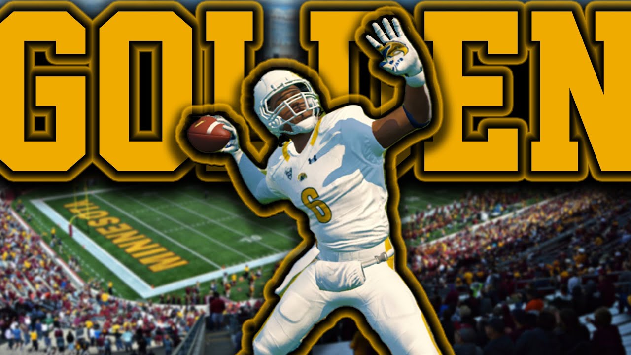 GOLDEN FLASHES VS GOLDEN GOPHERS | NCAA FOOTBALL 14 Road to Glory Part ...