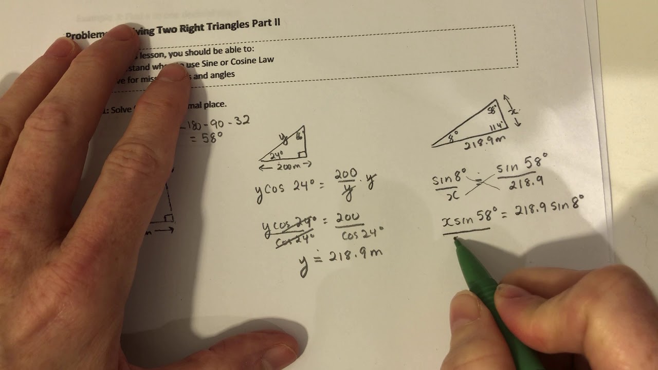 Double Triangles Lesson 2 - YouTube
