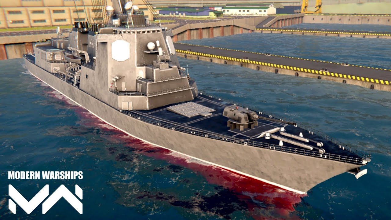 Modern Warships: JS ASHIGARA full hero missile in action. - YouTube