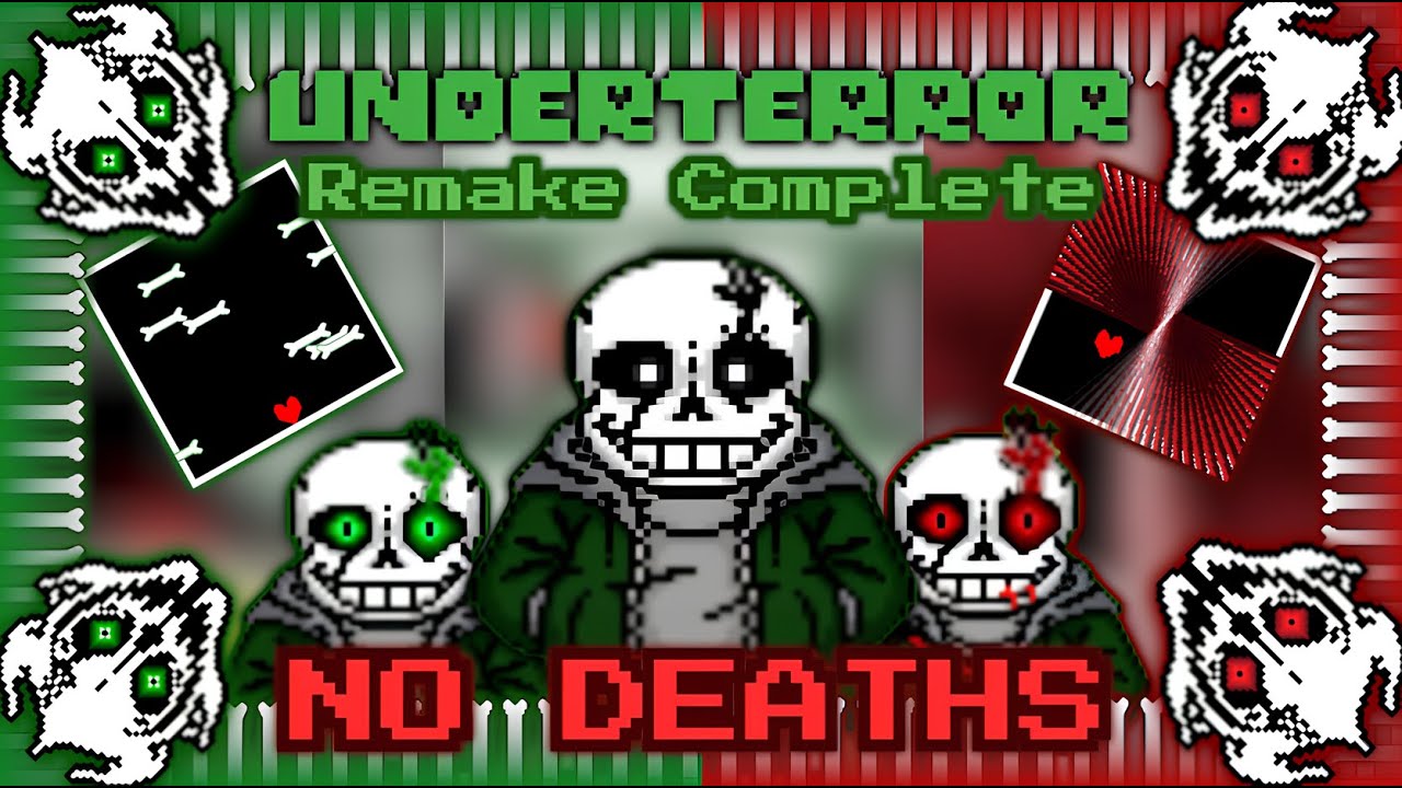 (First ever) Underterror Toxin Sans Remake Phases 1 - 3 DEATHLESS Completion (Normal mode) - YouTube