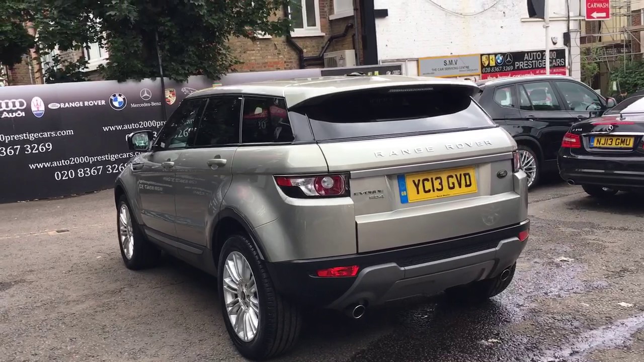 Land Rover evoque 2013 13 silver gold for sale @ Auto 2000 enfield ...