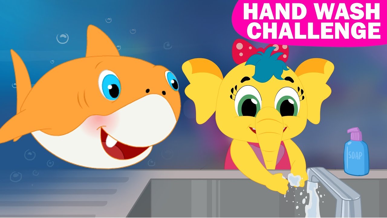Wash Your Hands with Baby Shark | Baby Shark Hand Wash Challenge ...