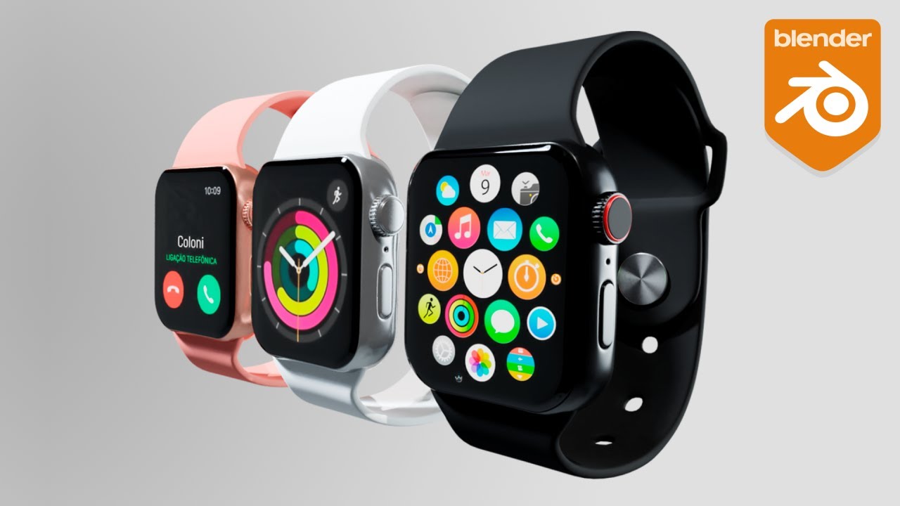 Como modelar Apple Watch no Blender 3D - YouTube