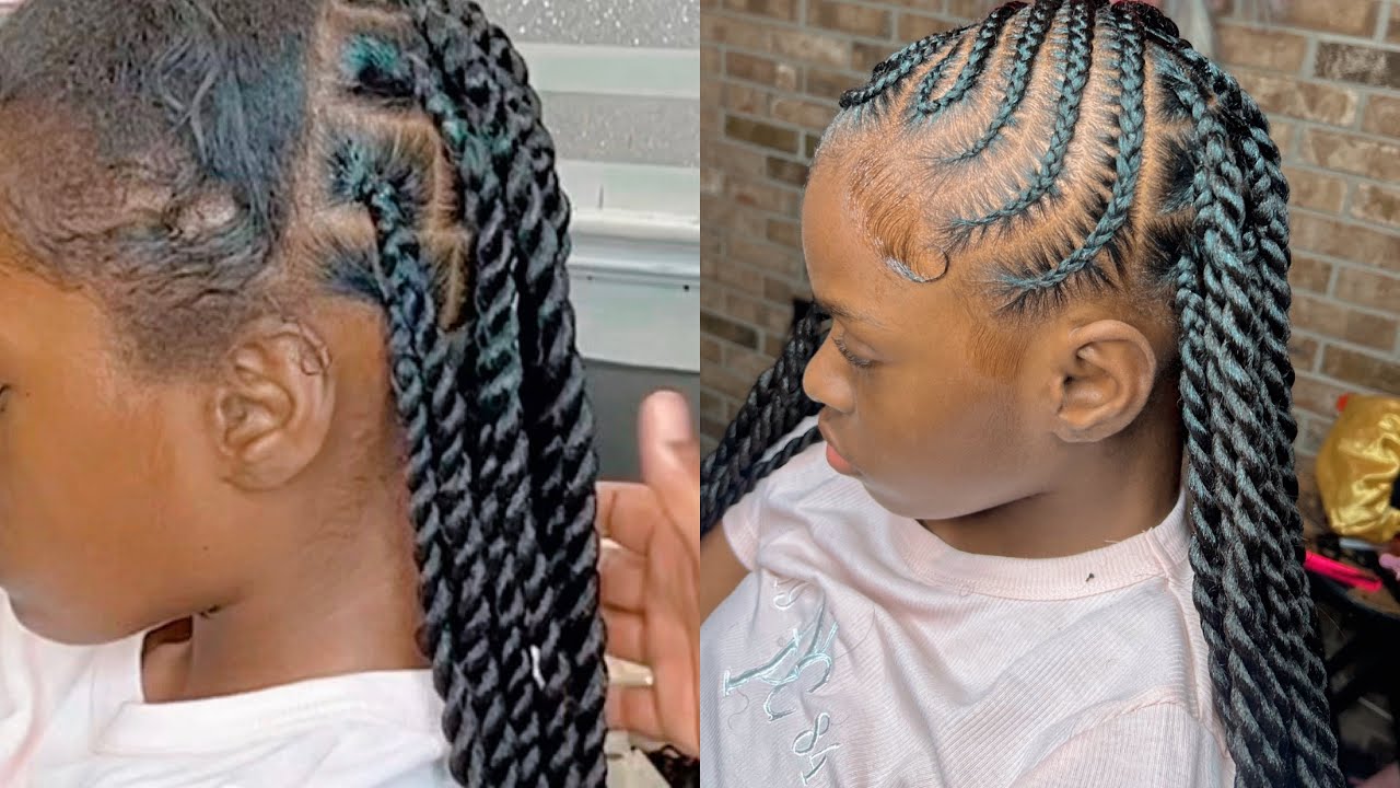 Knotless Island Twist Tutorial 🔥 - YouTube