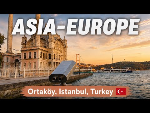 An Evening Walk in Ortaköy, Istanbul 🇹🇷| Üsküdar-Ortaköy | İstanbul after work walk! Walking tour 