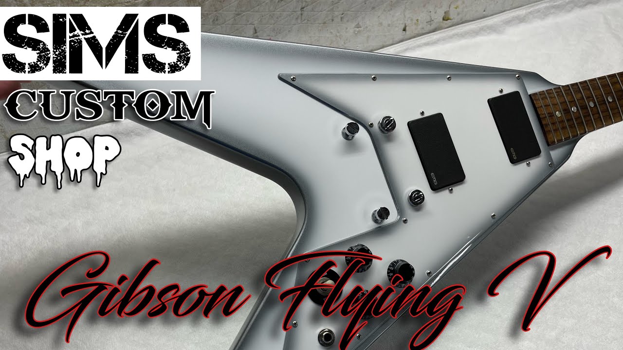 Gibson Flying V guitar - Custom paint job by Sims Guitar Refinishing ...