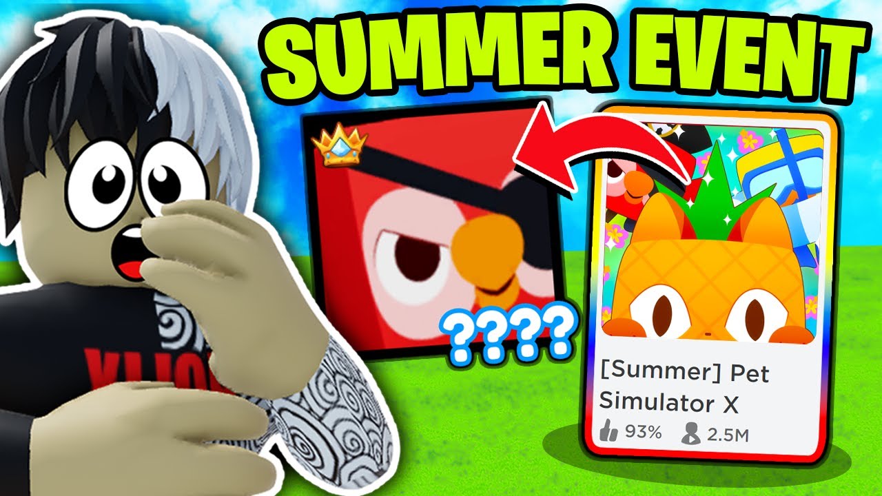 GIGANTYCZNY SUMMER EVENT w PET SIMULATOR X 😲😲 - YouTube