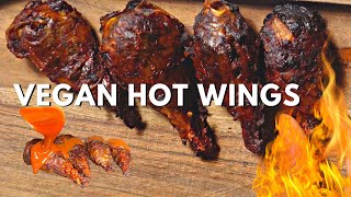 Vegan Hot Wings With Oyster Mushrooms | Plant-Based Drumsticks Recipe