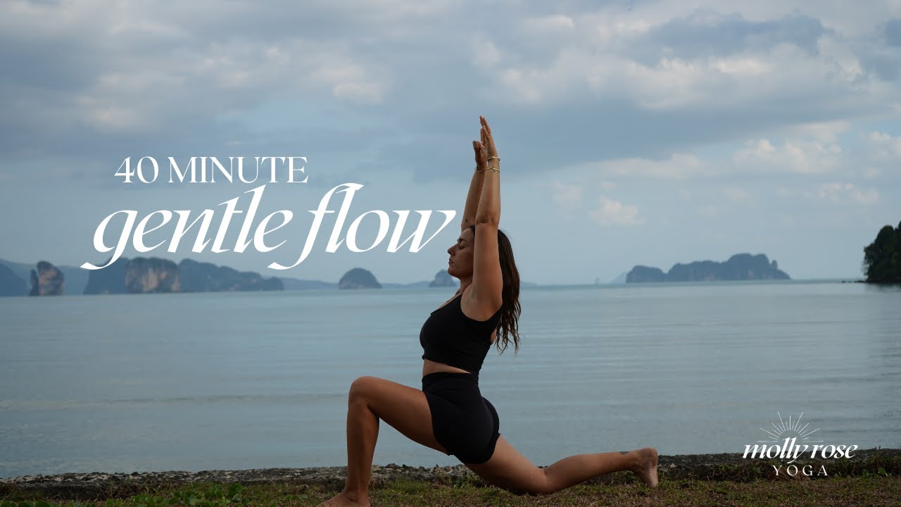 Gentle Vinyasa Flow | 40-Min Relaxing Yoga for Beginners & All Levels ...