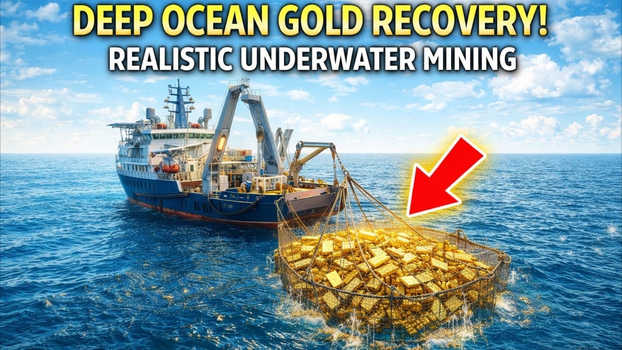 Deep Ocean Gold Recovery: Realistic Underwater Mining Mission Finds ...