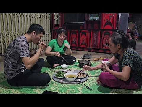Catching Stream Fish with Mom & Cozy Dinner at Home